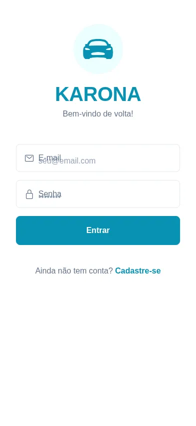 KARONA Ride Sharing Platform