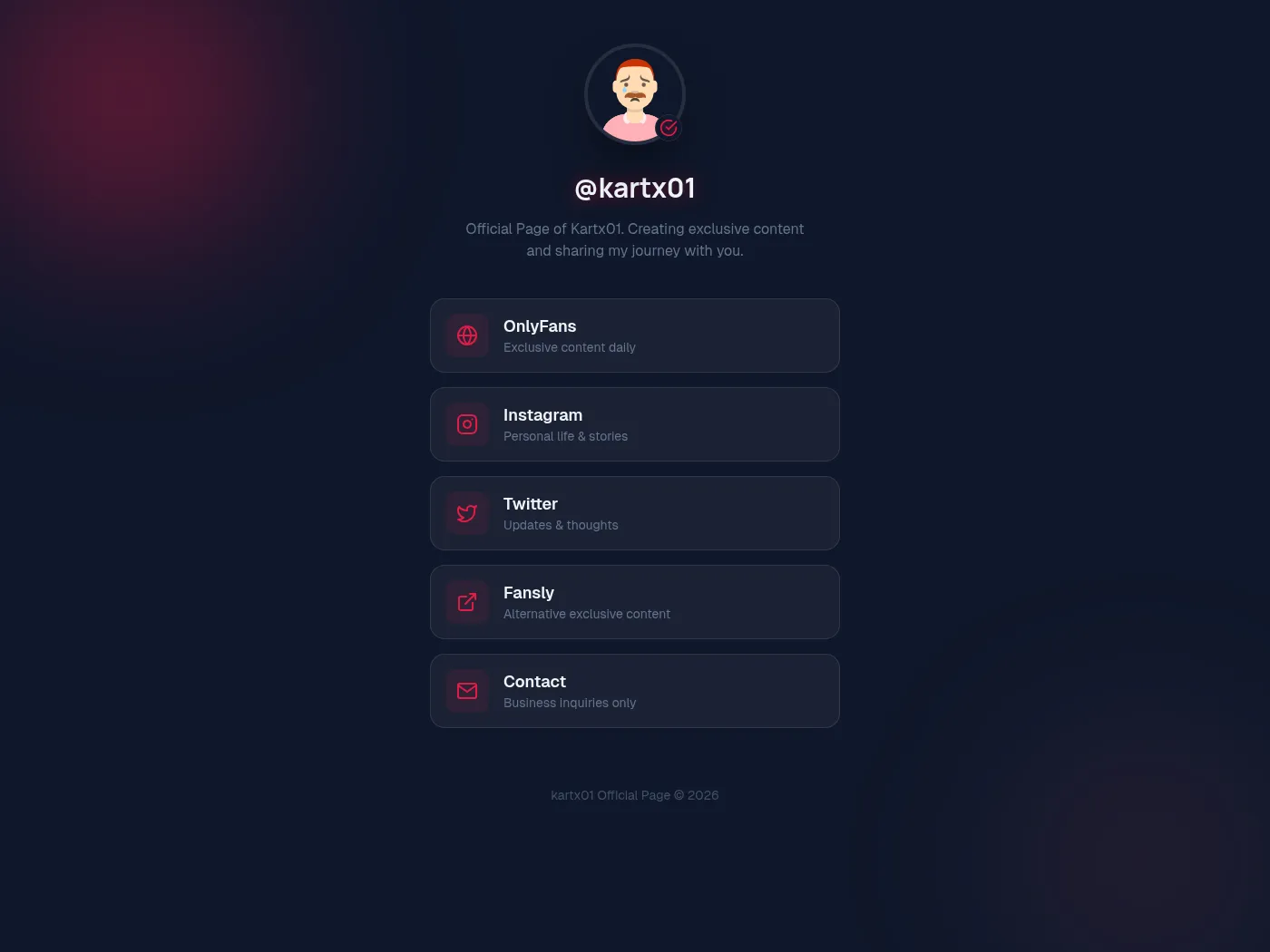 Kartx01 Official Page