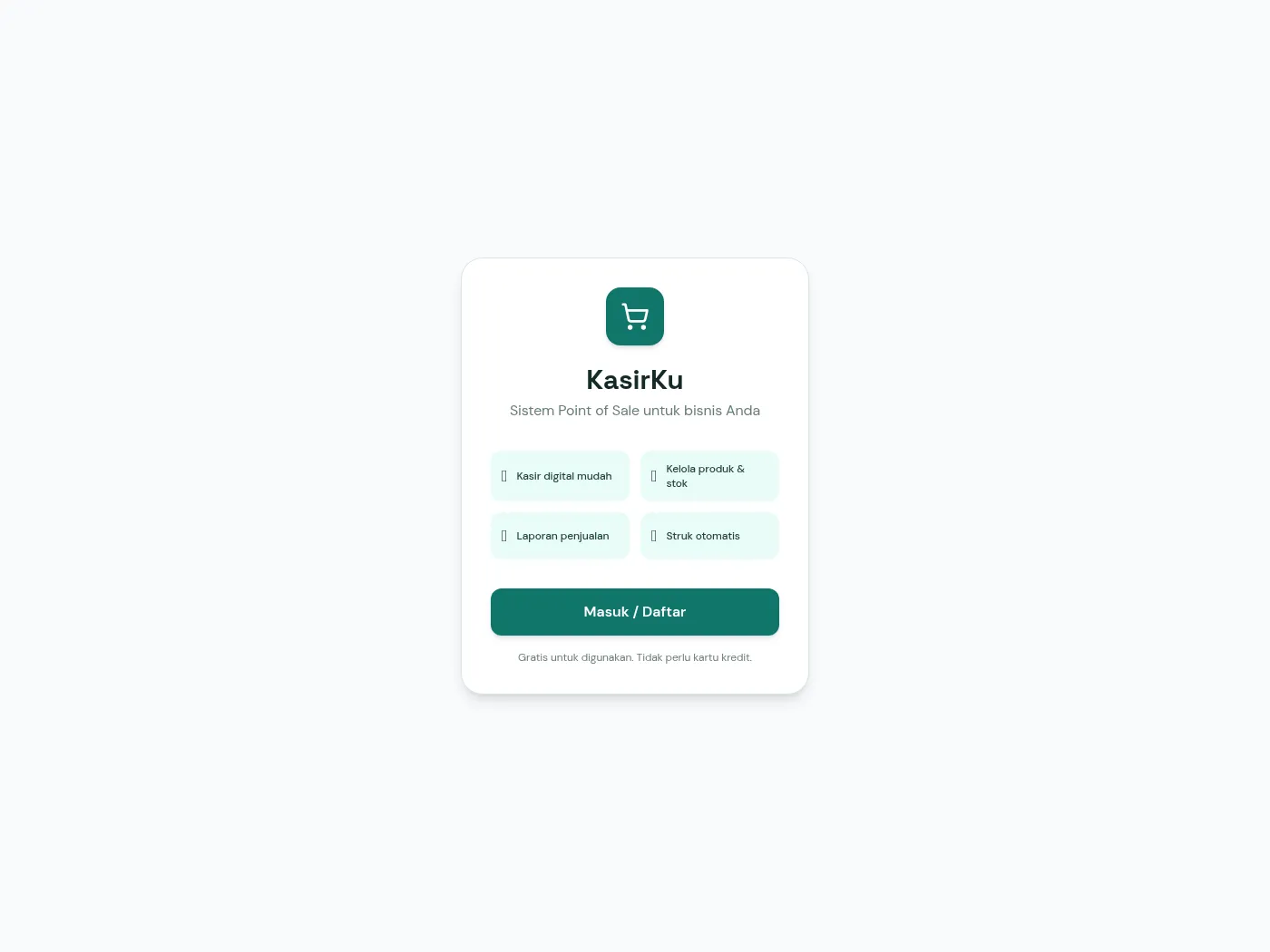 KasirKu POS App