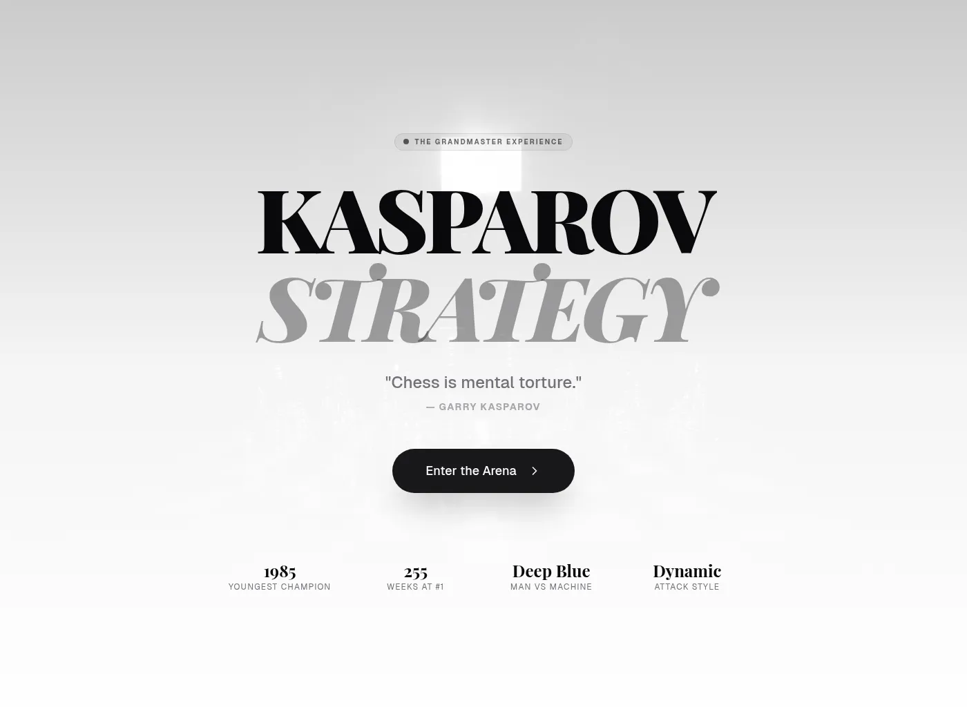 Kasparov Chess Game