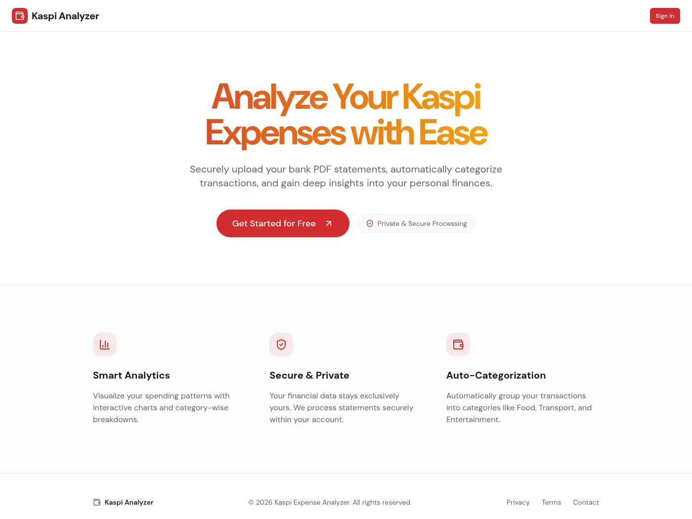 Kaspi Expense Analyzer