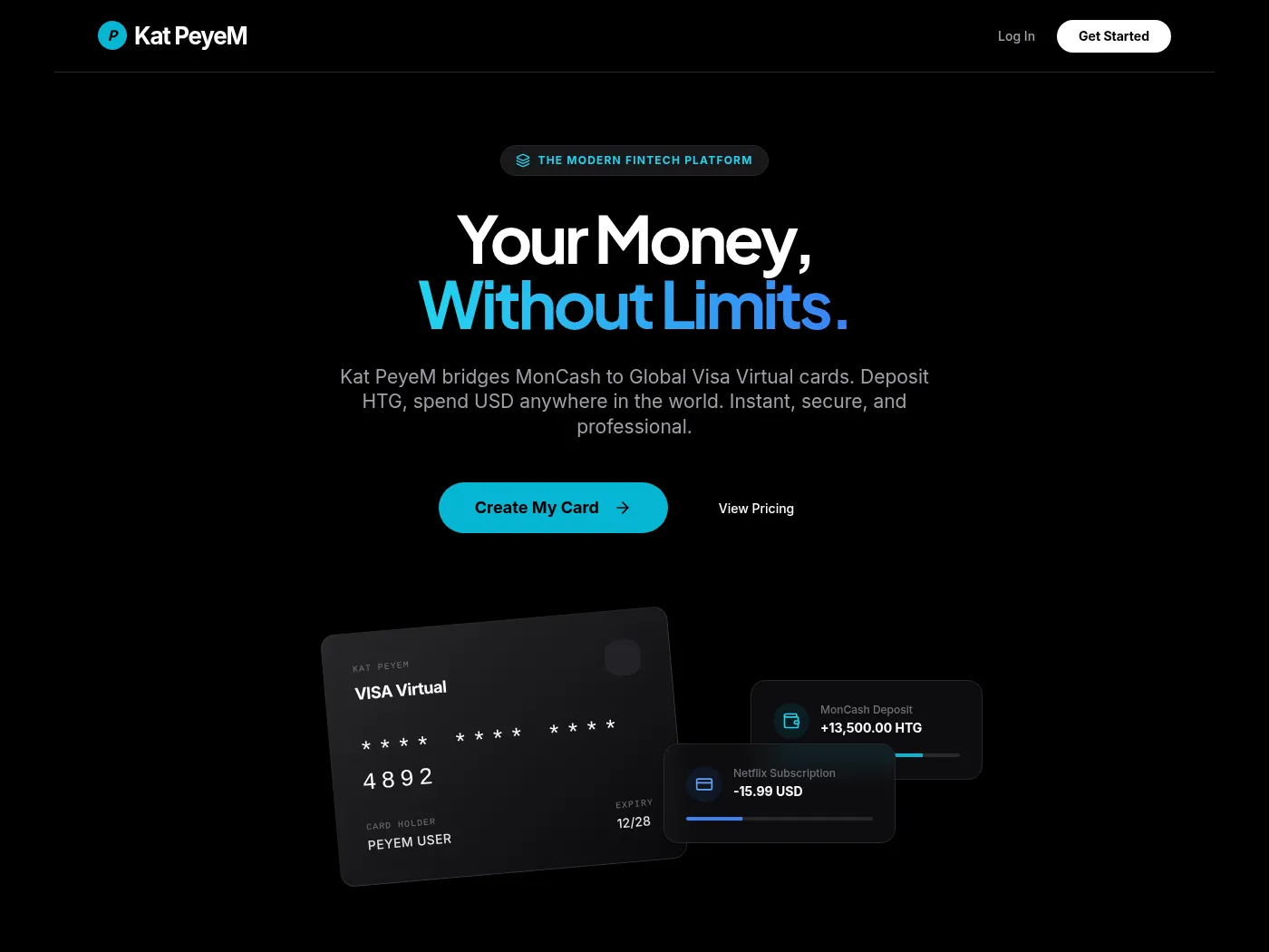 Kat PeyeM FinTech App
