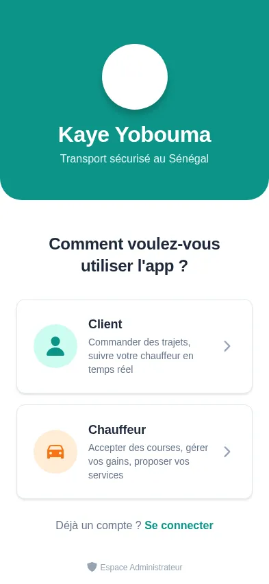 Kaye Yobouma Ride App