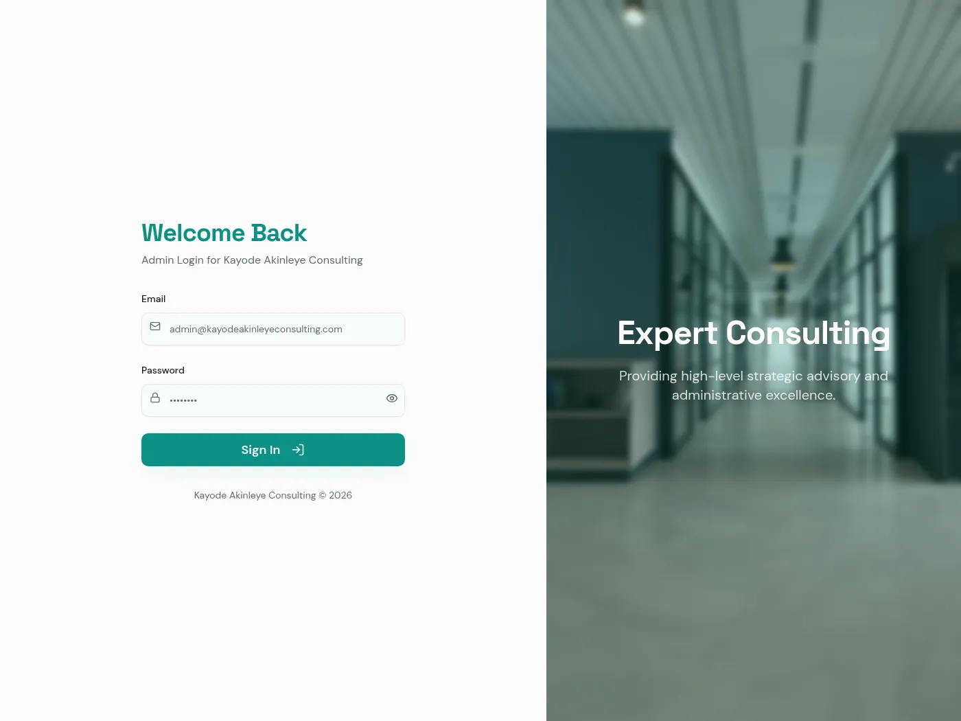 Kayode Admin Dashboard