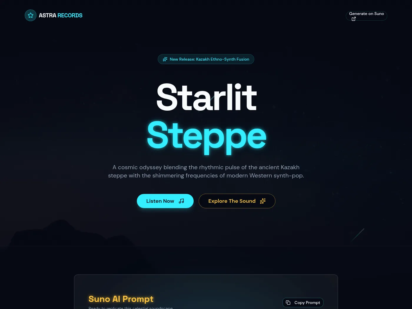 Starlit Steppe Song