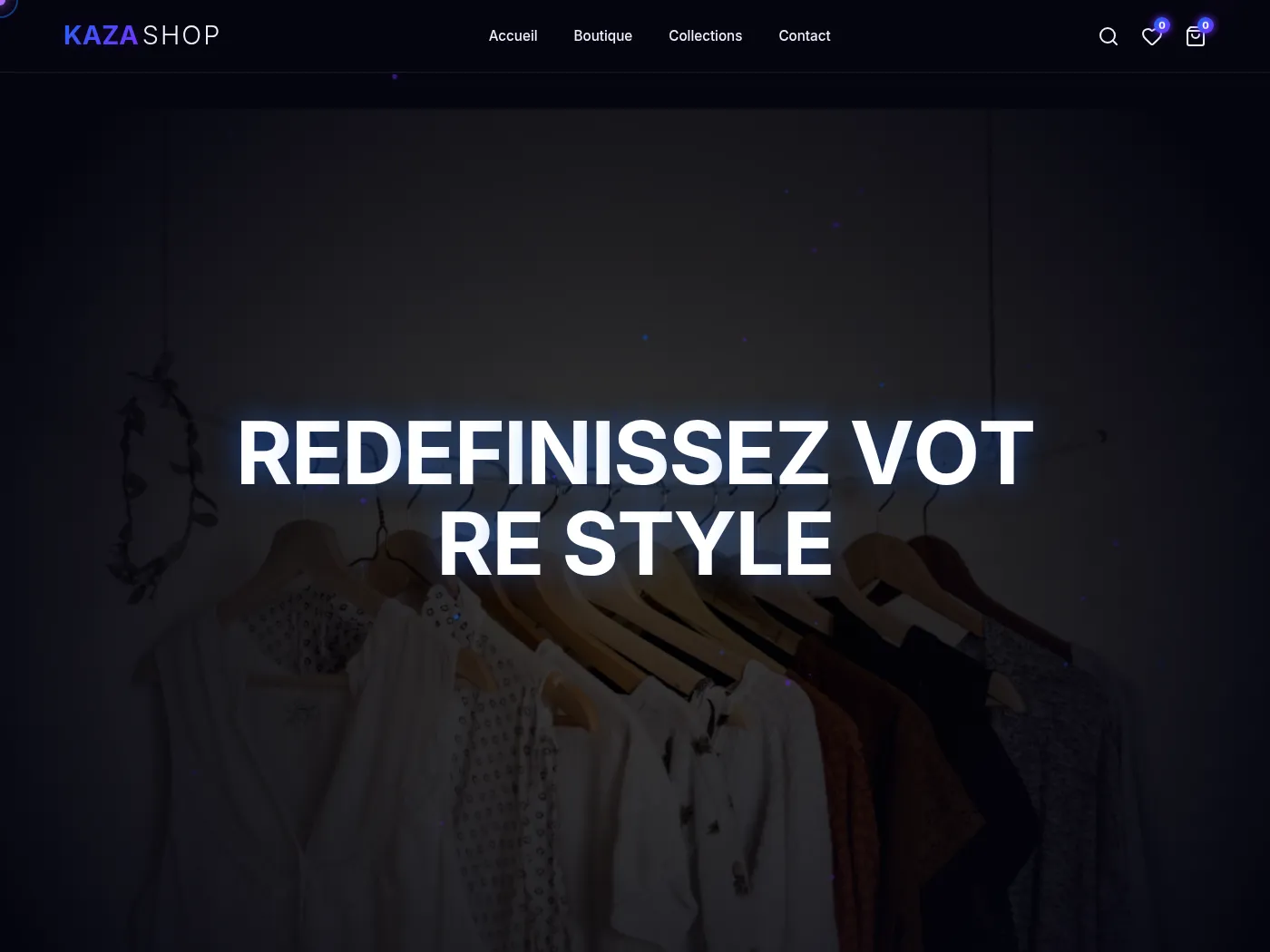 KazaShop Fashion E-Commerce