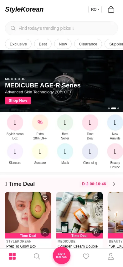 K-Beauty Shop Clone