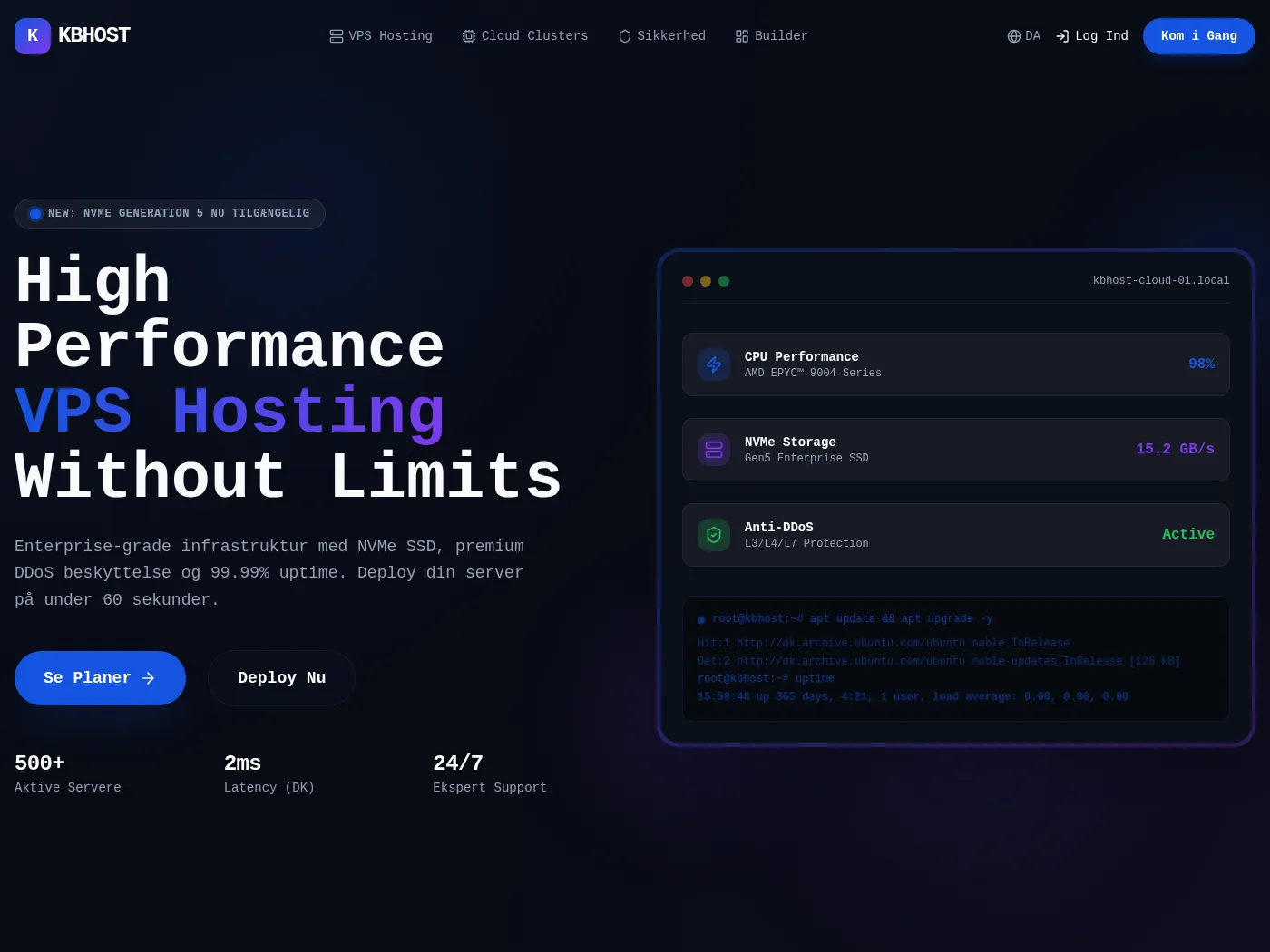 KBHOST Enterprise Hosting Site