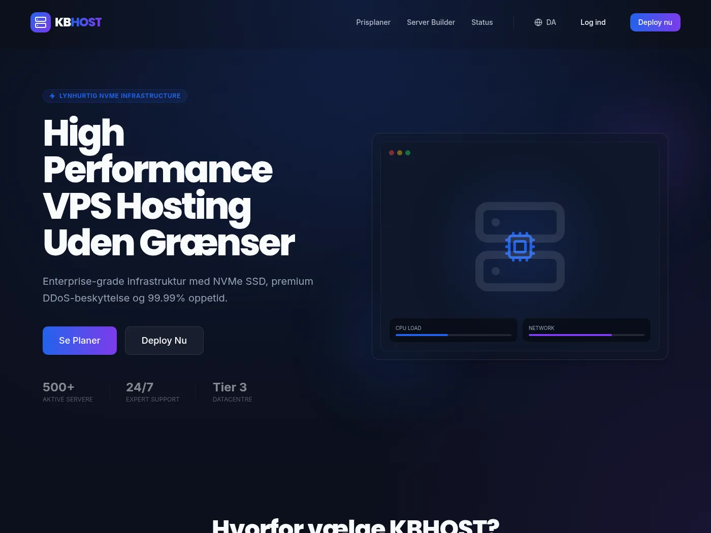 KBHOST Premium VPS Platform