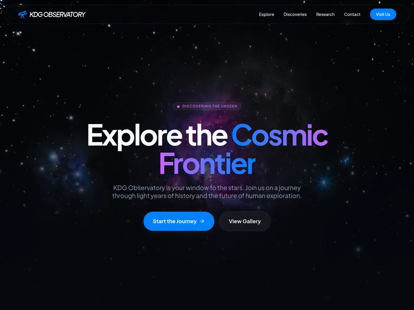 KDG Observatory Website