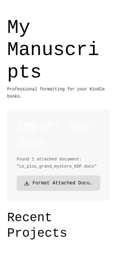 KDP Formatter Tool