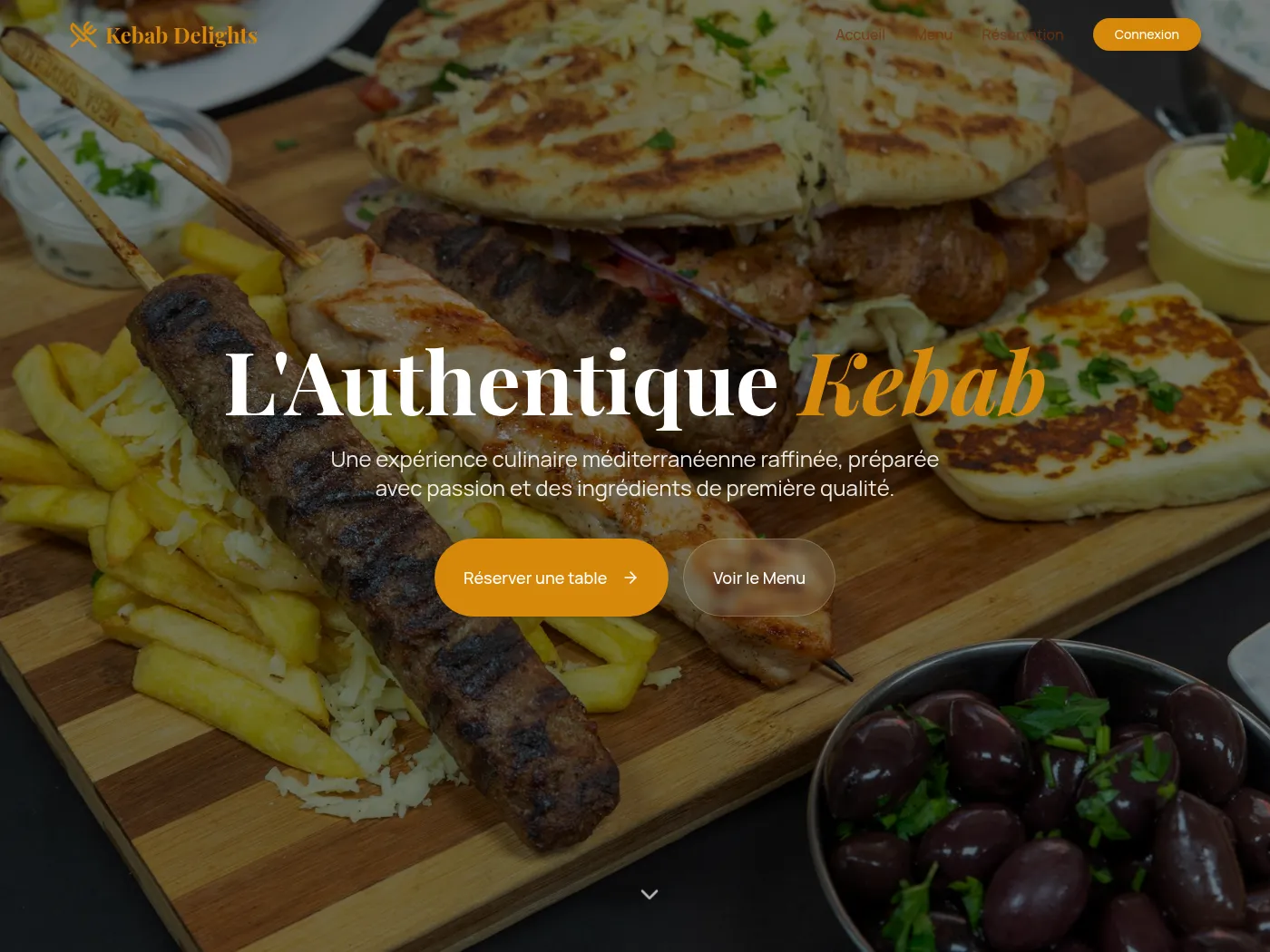 Kebab Reservation Site