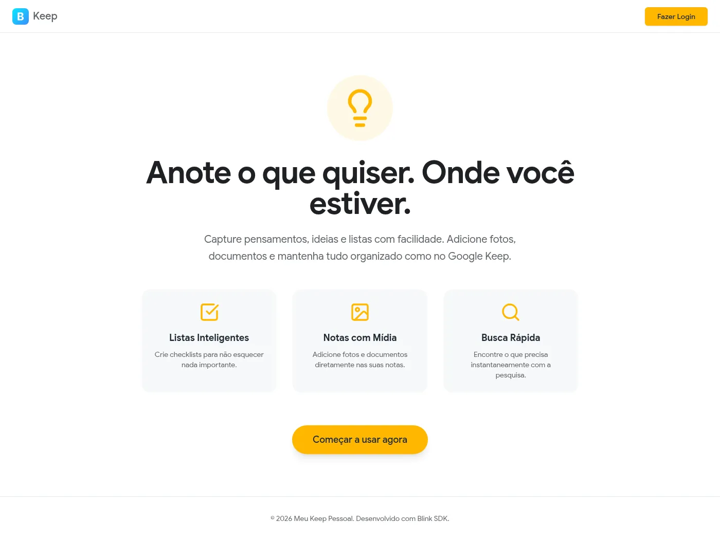 Meu Keep Pessoal