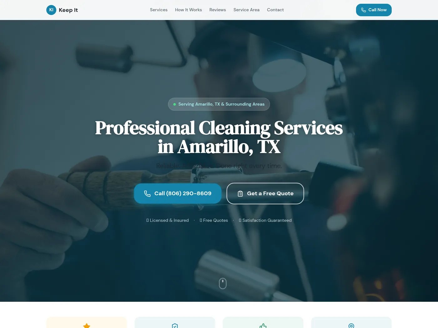 Keep It Cleaning Site