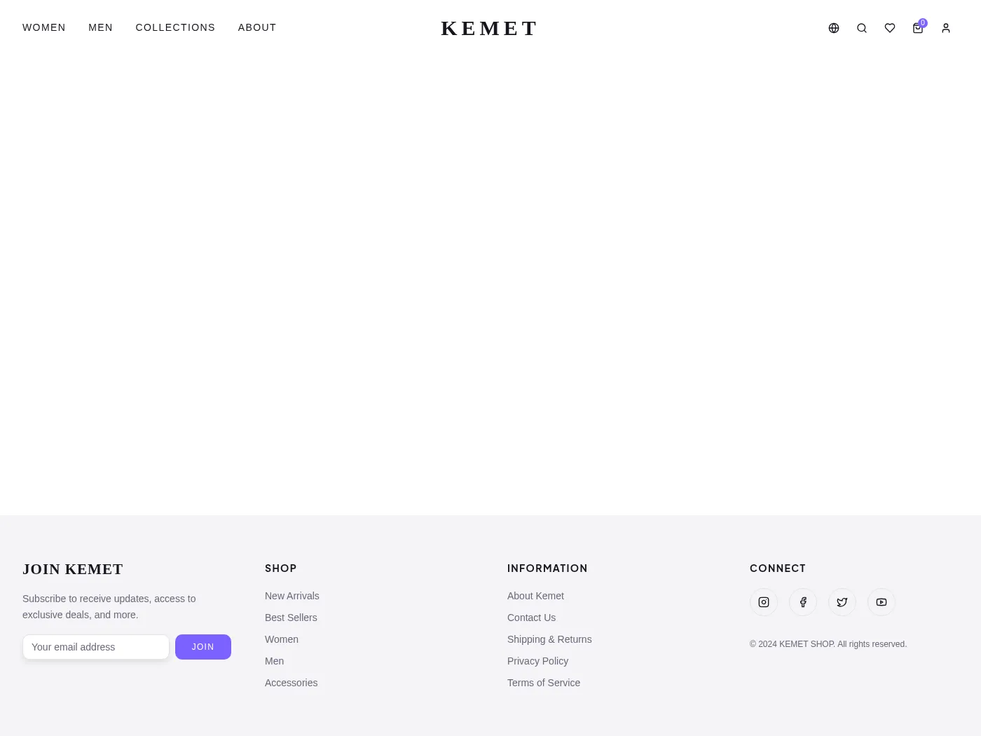 KEMET SHOP E-Commerce