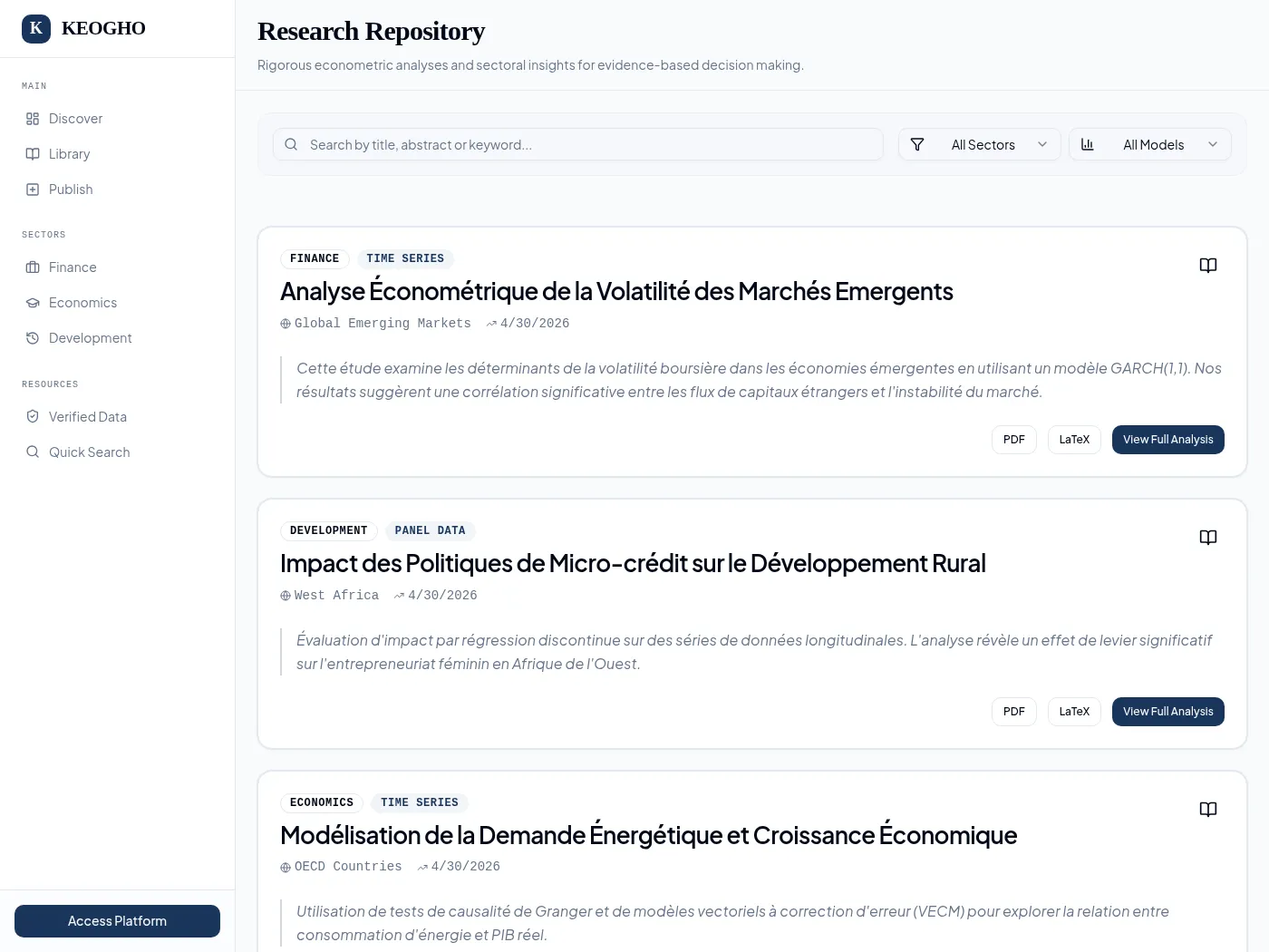Keogho Research Hub