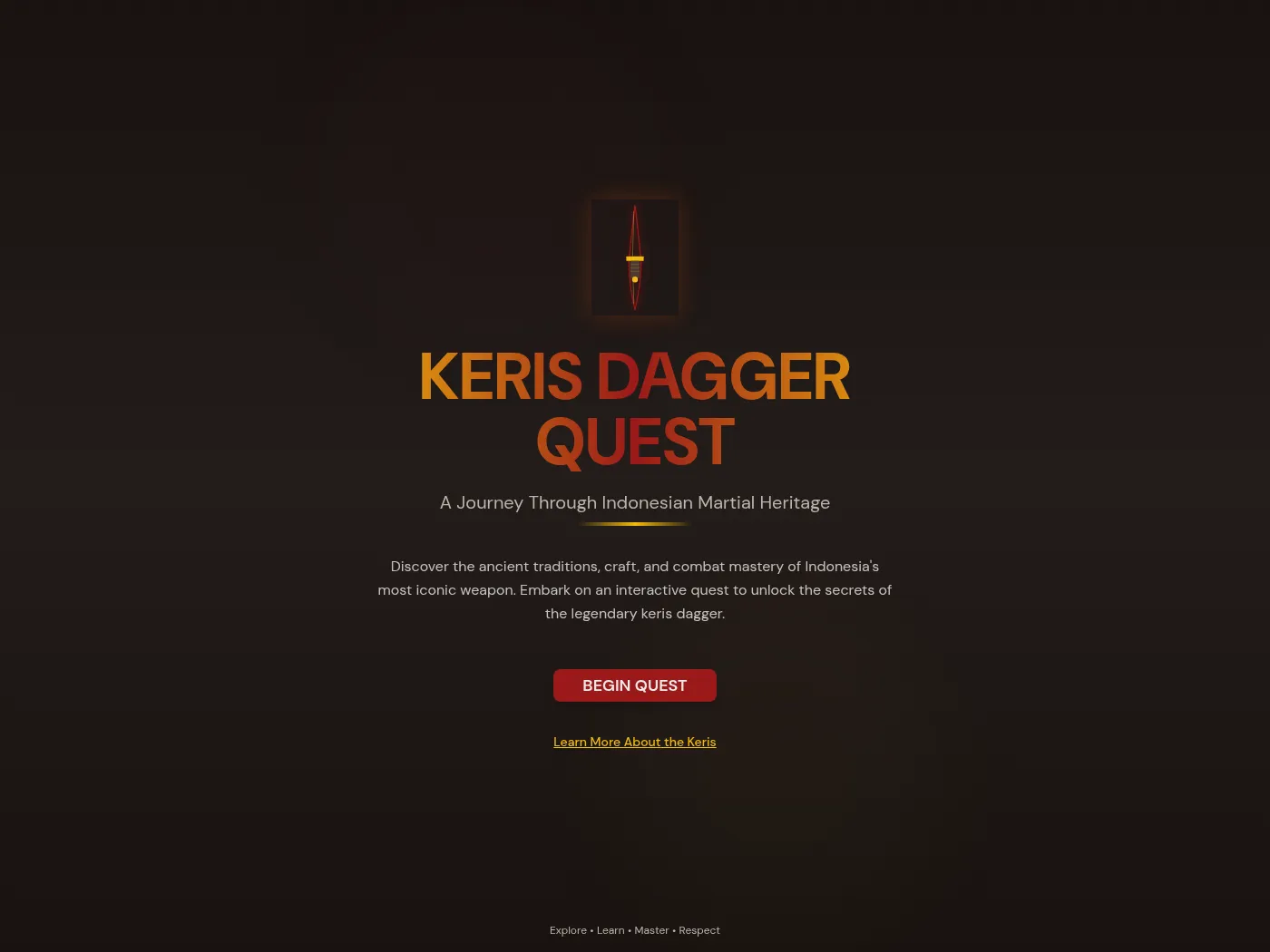 Keris Dagger Quest