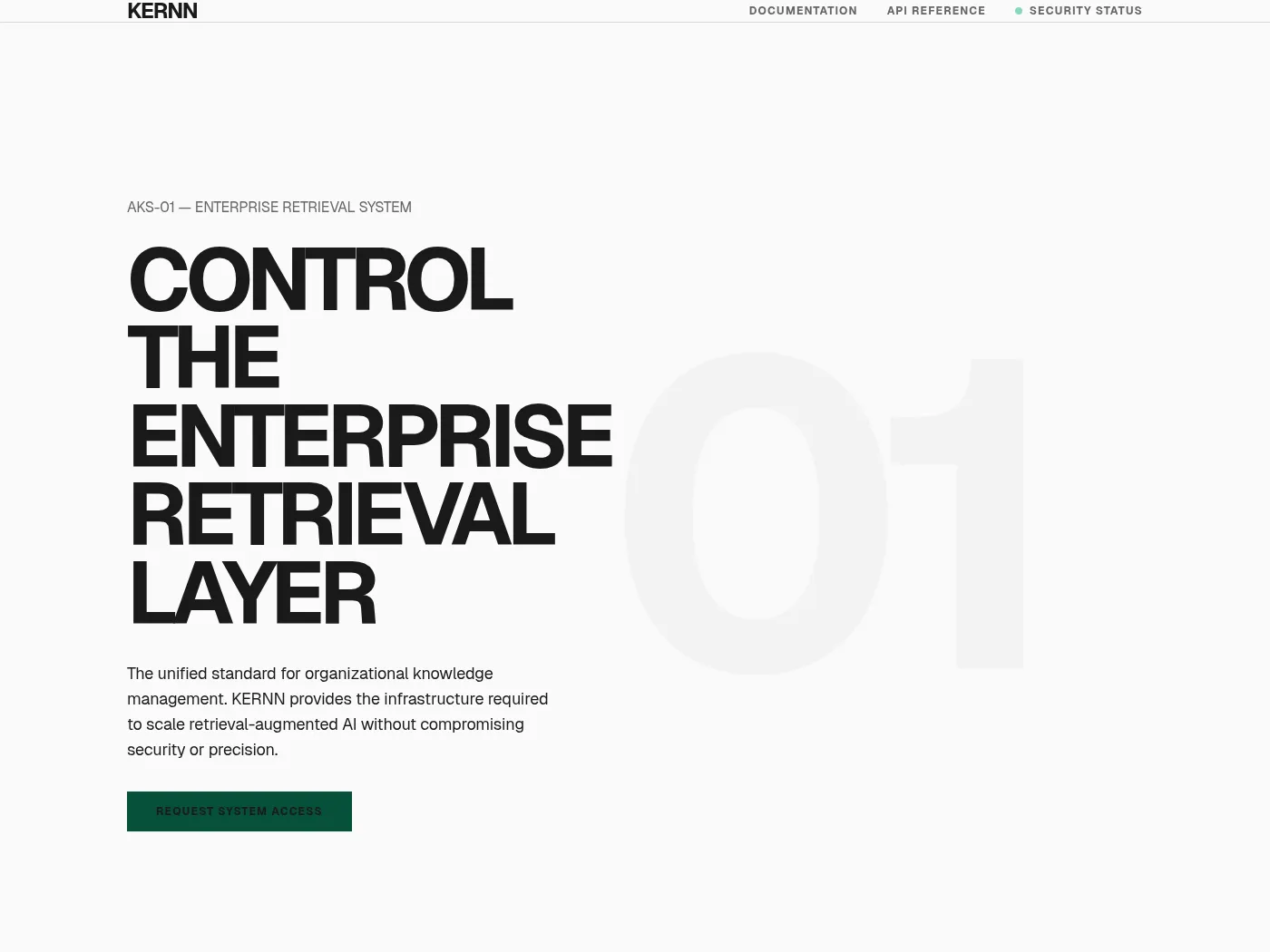 KERNN Grid Landing Page