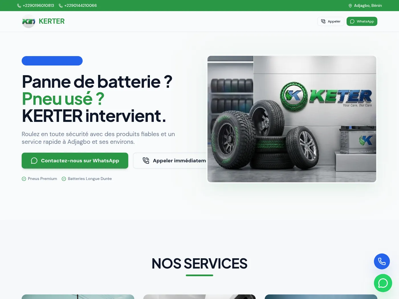 KERTER Auto Service Web