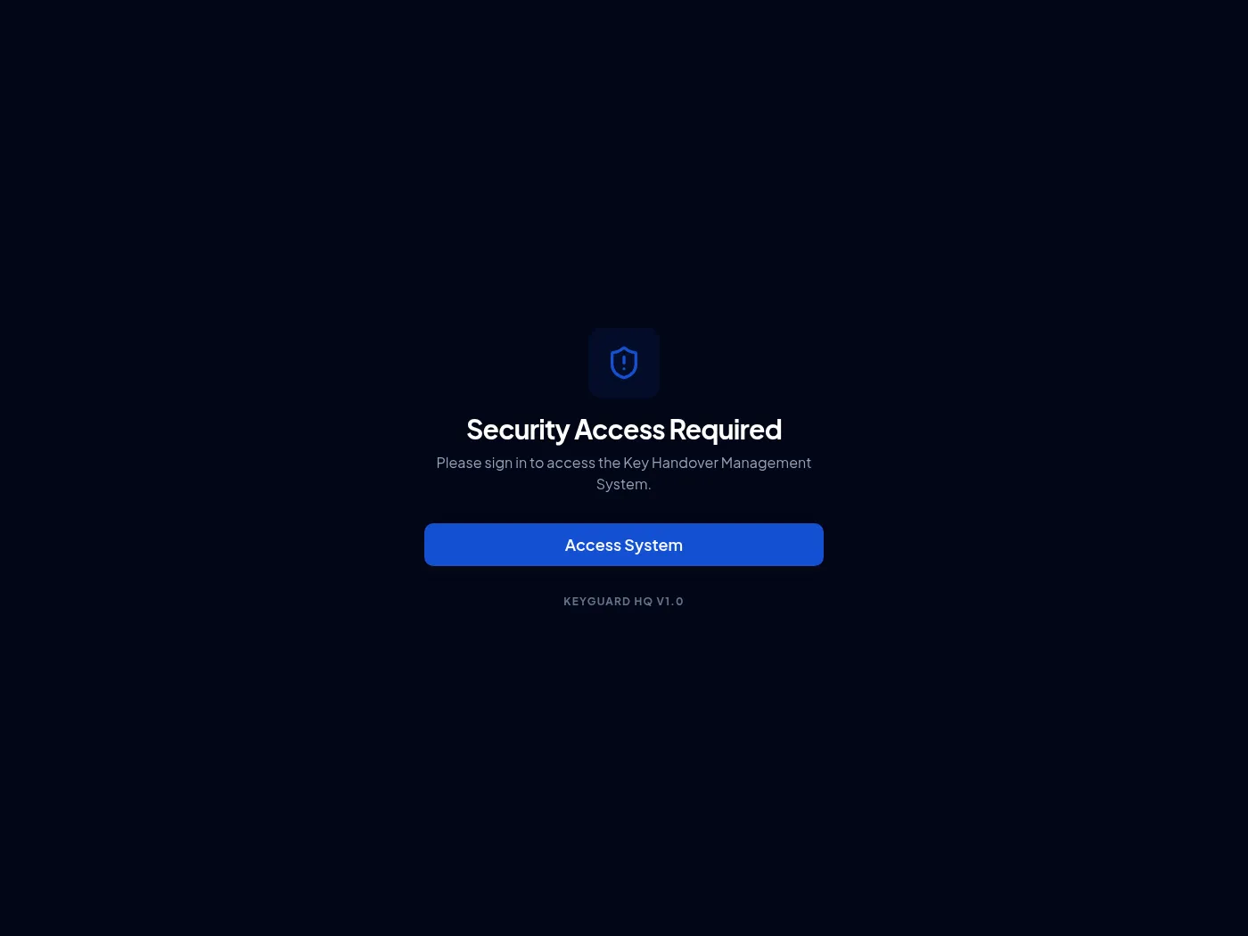KeyGuard HQ