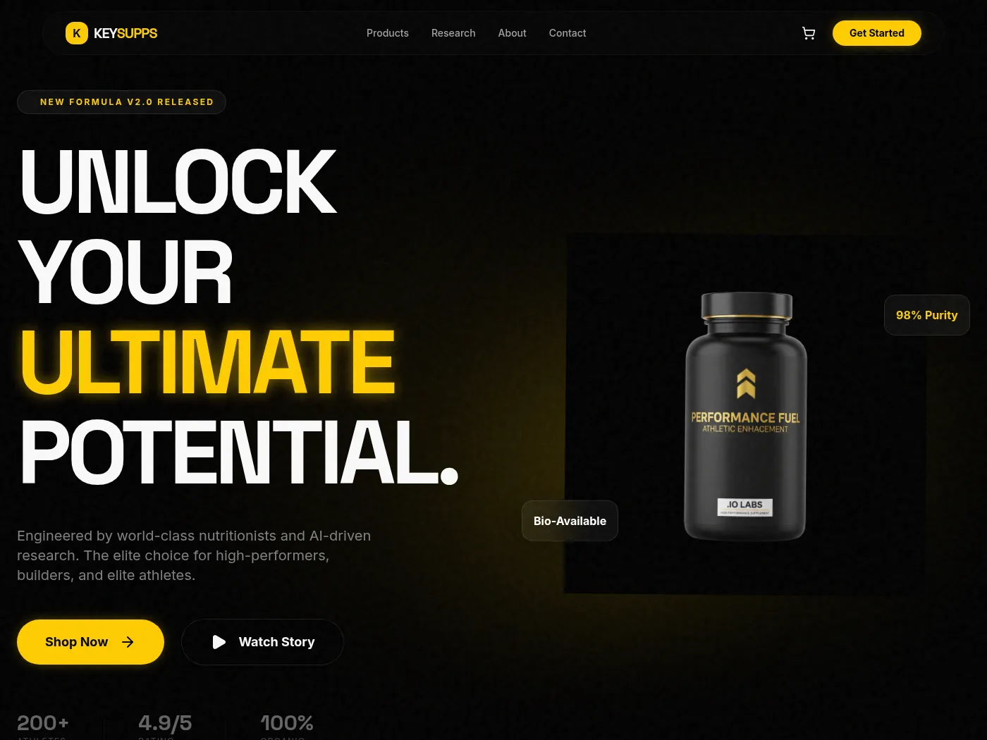 Key Supplements Landing