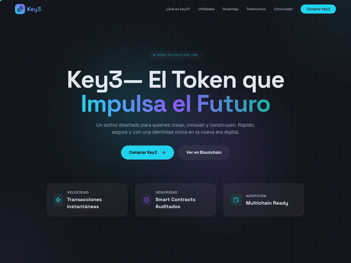Key3 Web3 Token Portal