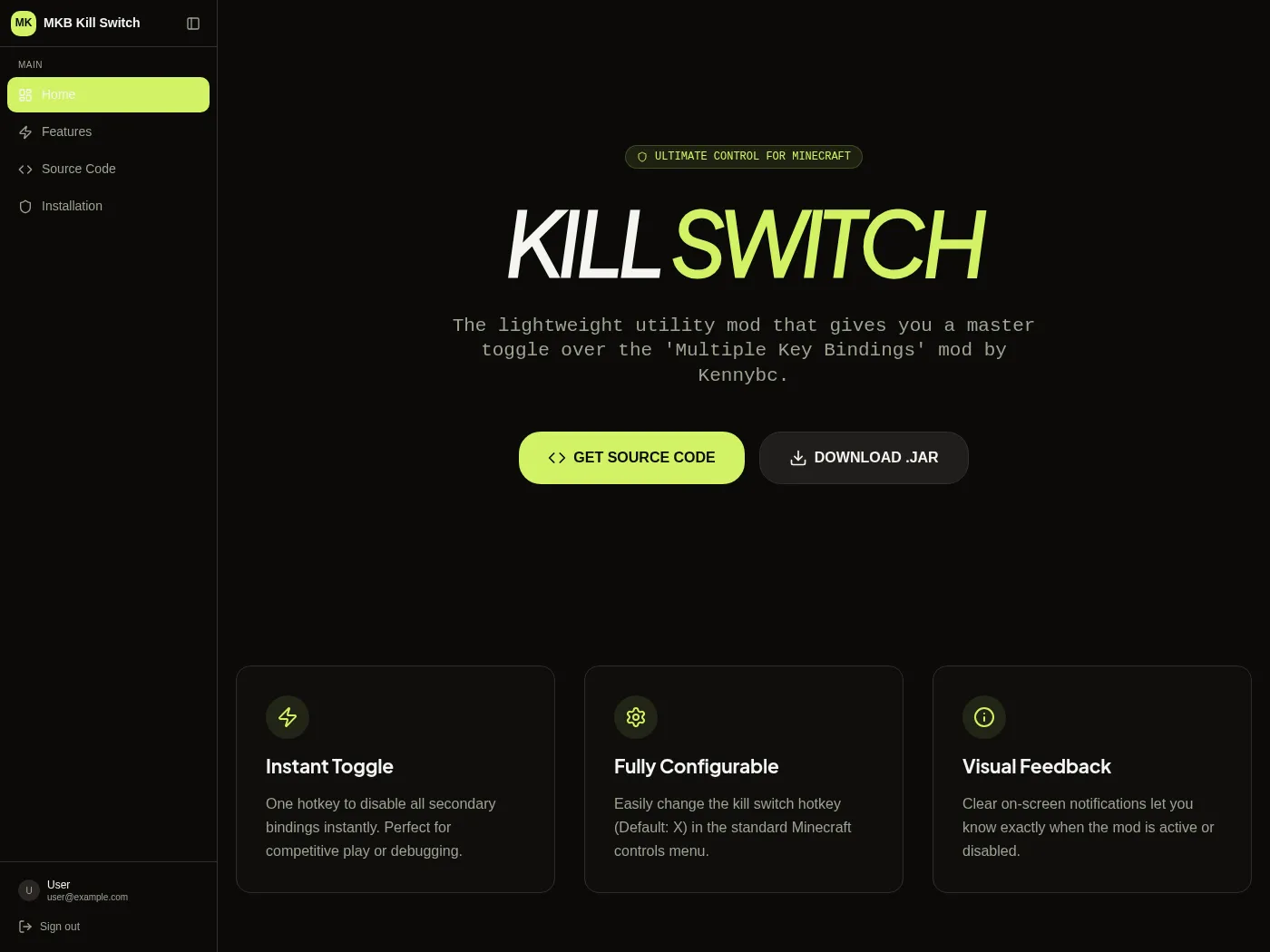 Keybind Mod Kill Switch