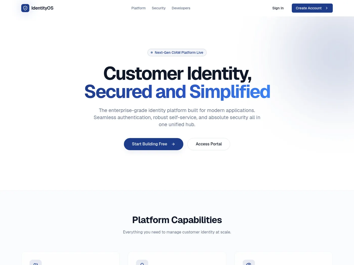 Keycloak CIAM Portal