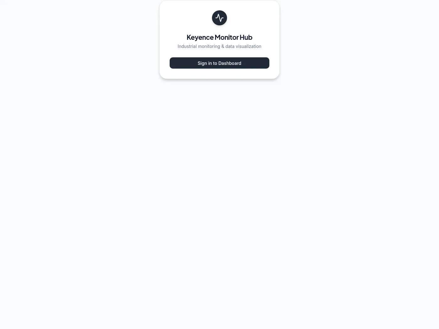 Keyence Monitor Hub
