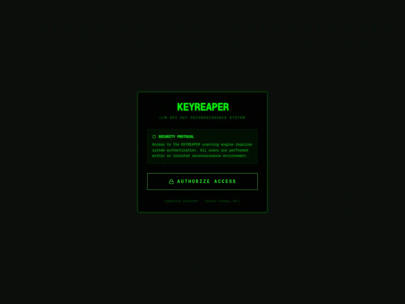 KEYREAPER LLM Key Scanner