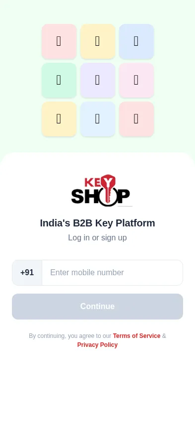 KeyShop B2B Mobile App