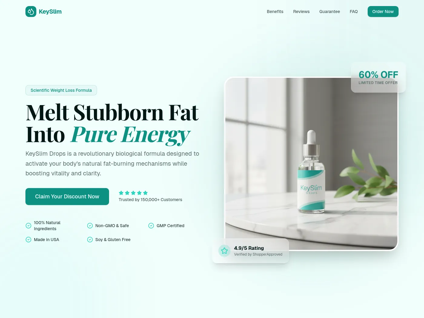 KeySlim Drops Promo Site