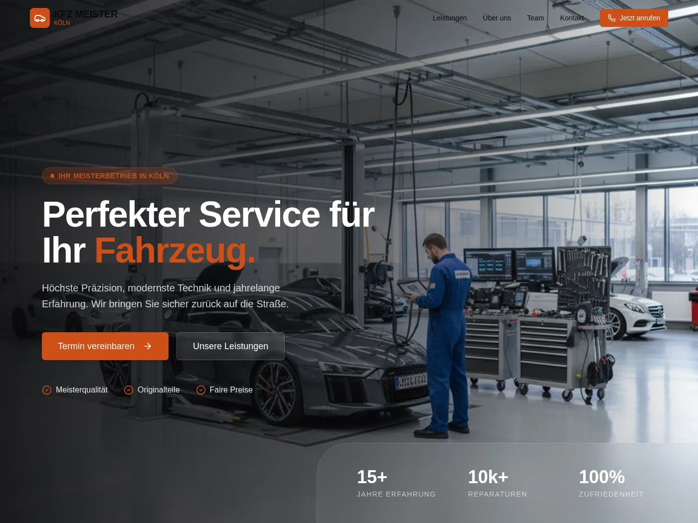 KFZ Meister Köln Site