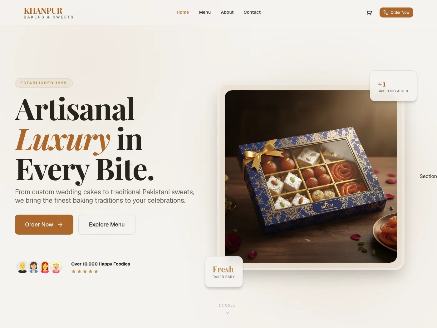 Khanpur Bakers Website