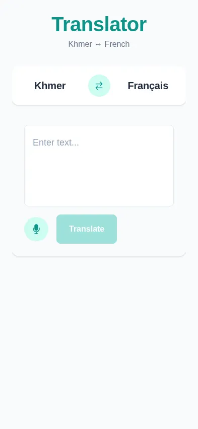 Khmer-French Translator
