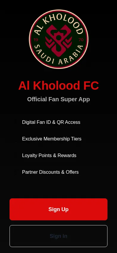 Kholood FC Super App