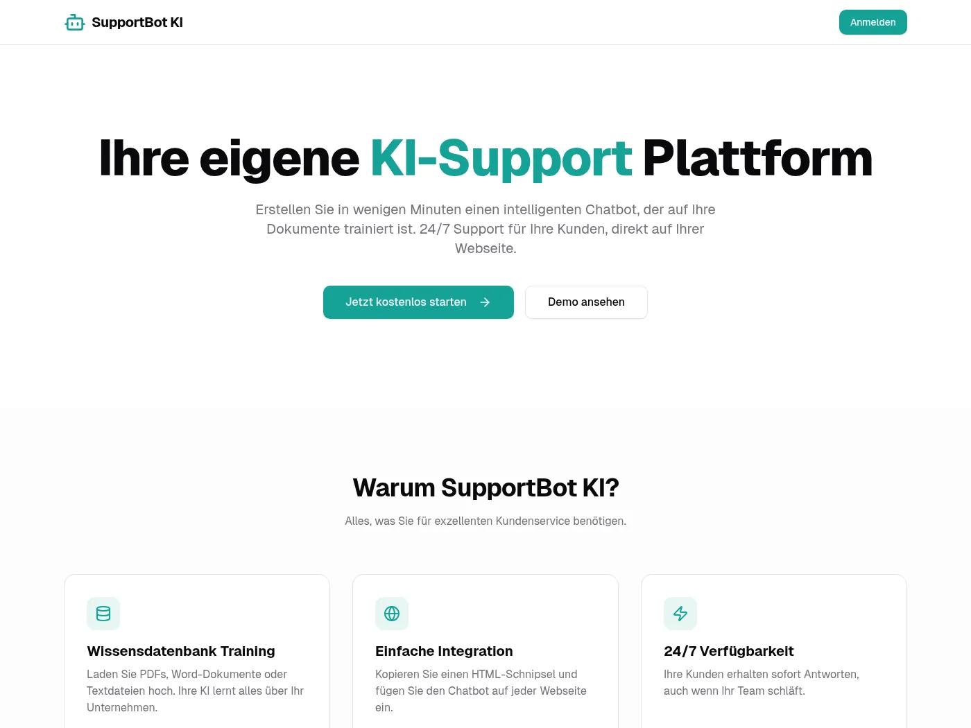 KI Support Chatbot