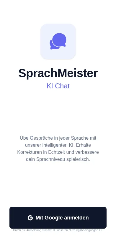 SprachMeister KI Chat