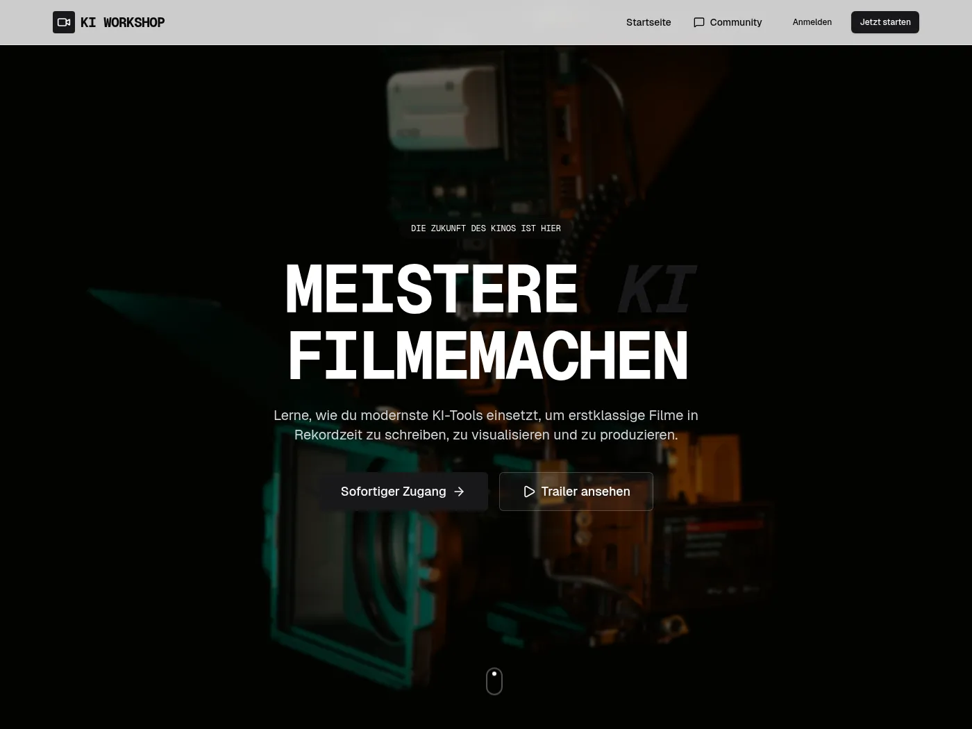 KI Filmmaking Workshop Hub