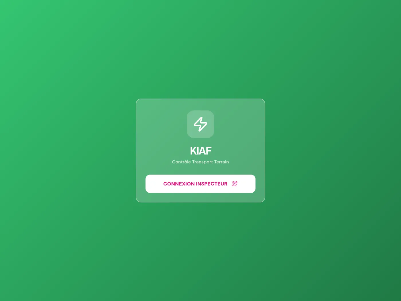 KIAF QR Control App