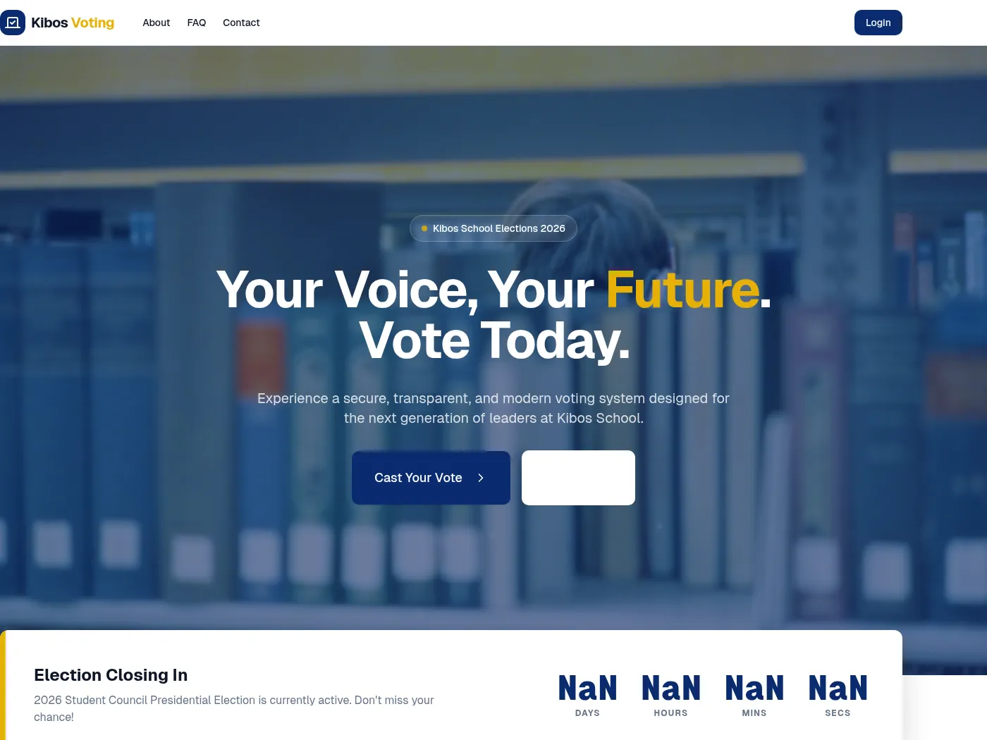 Kibos School Voting