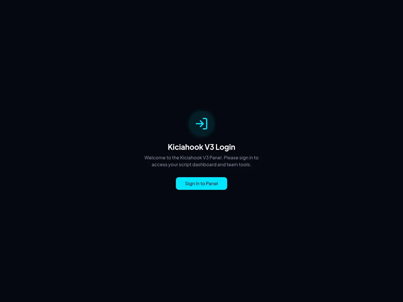 Kiciahook Script Panel
