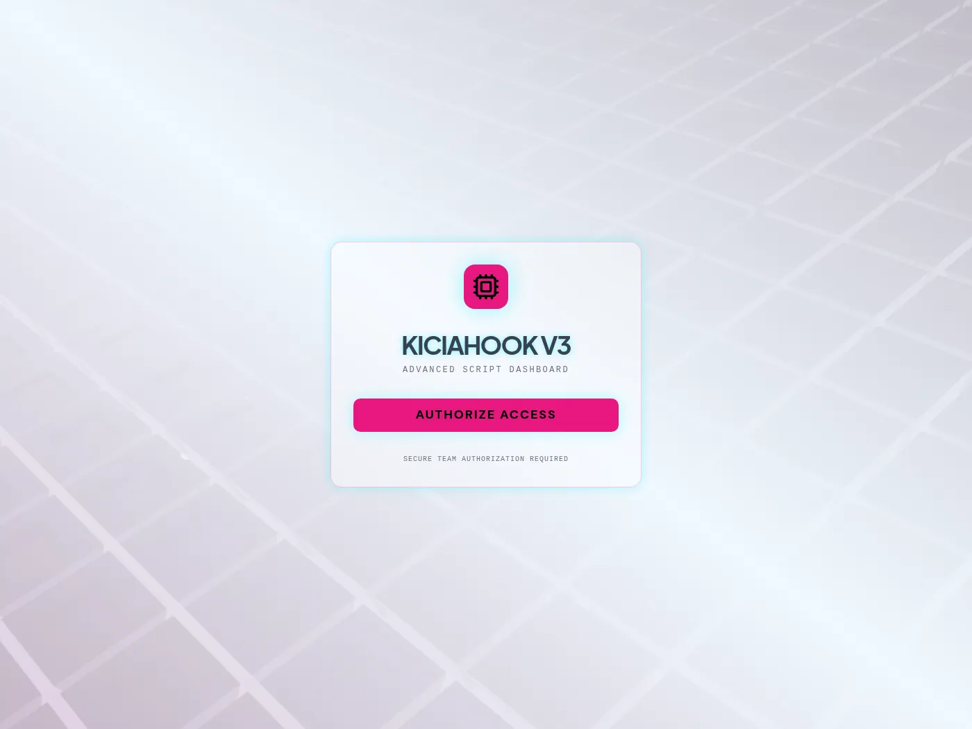 Kiciahook Script Dashboard