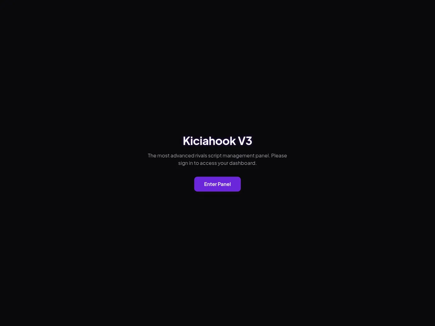 Kiciahook V3 Panel