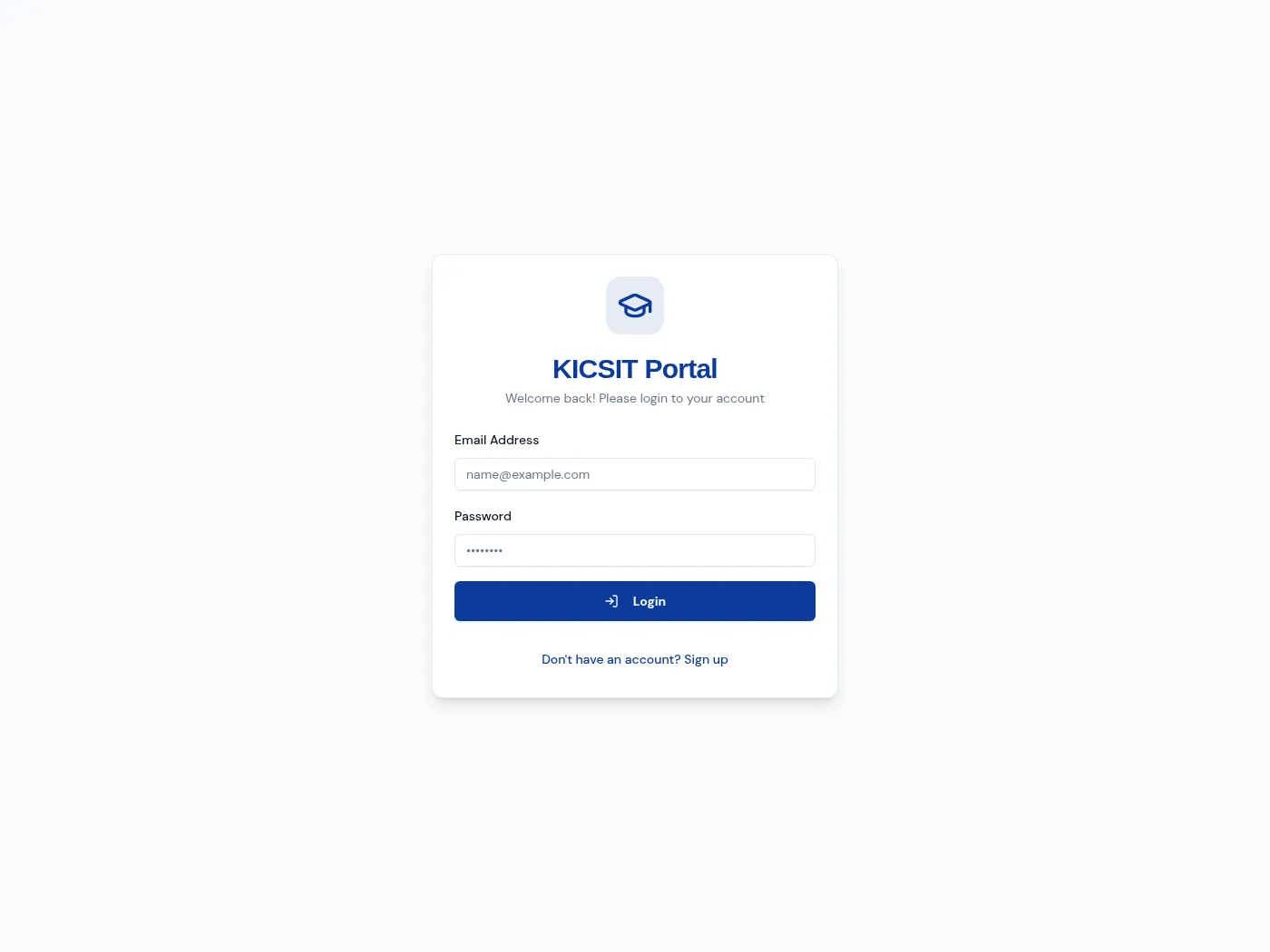 KICSIT Academic Portal