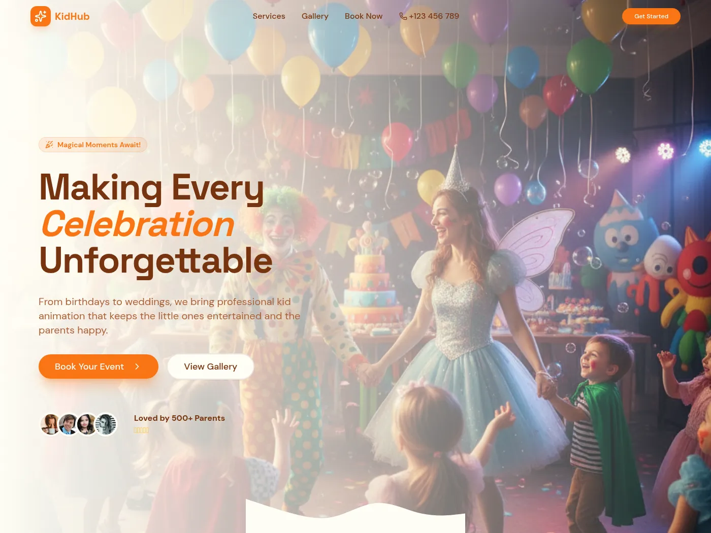 Event Kid Animation Hub