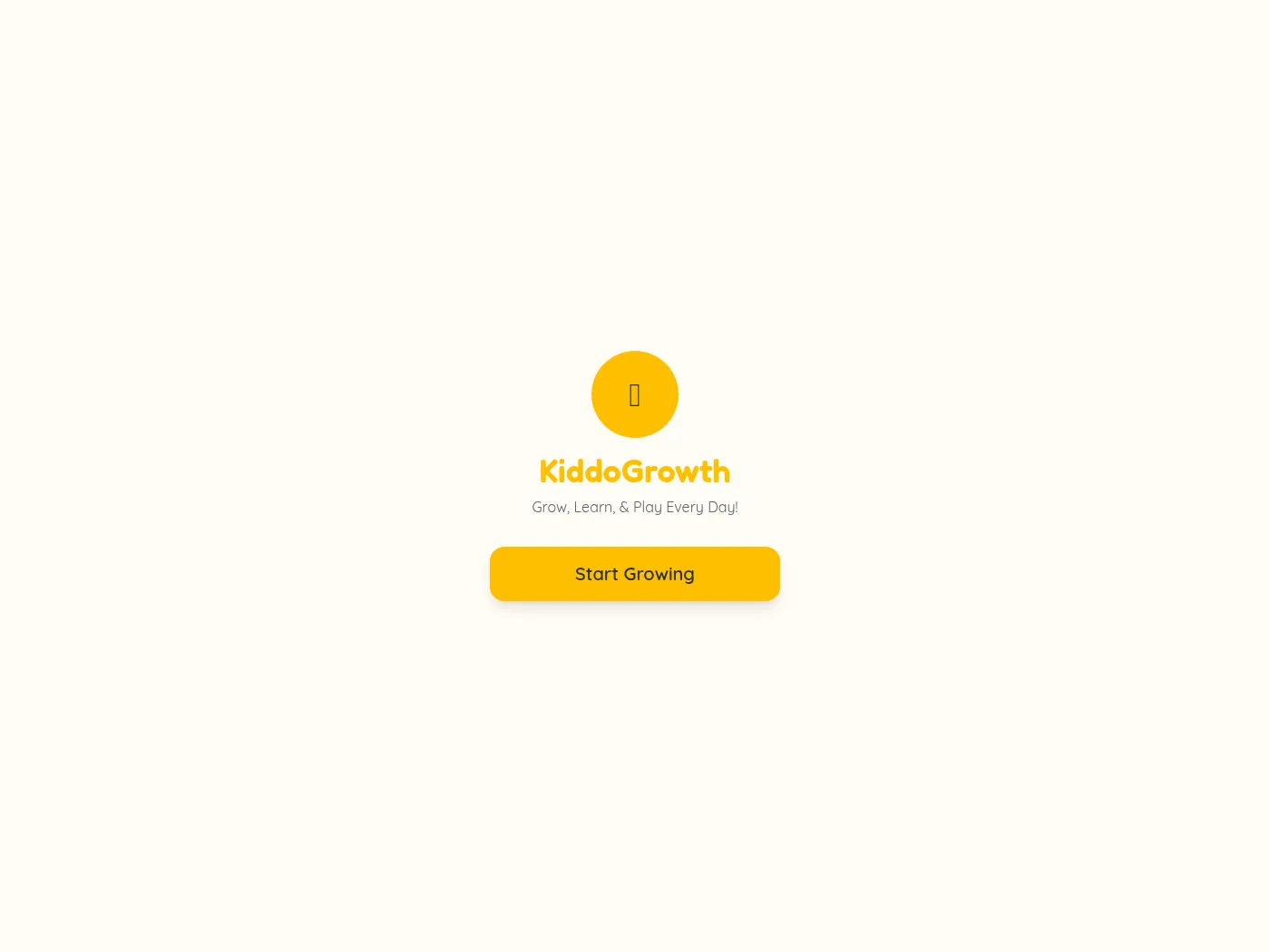KiddoGrowth App
