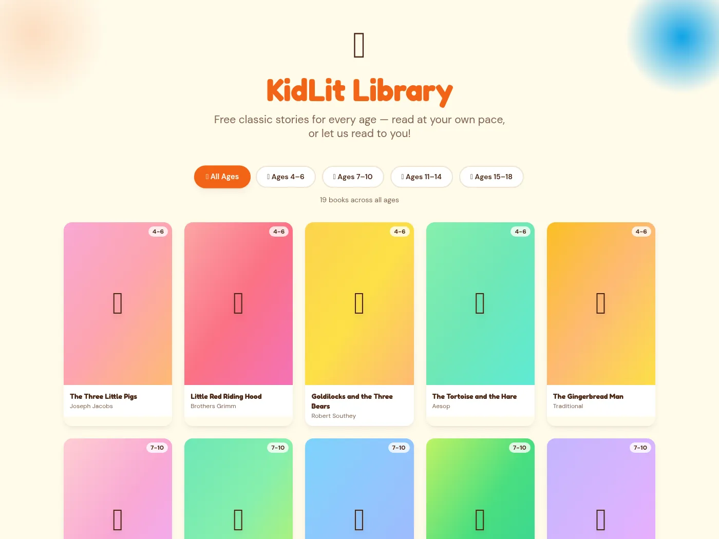 KidLit Online Library