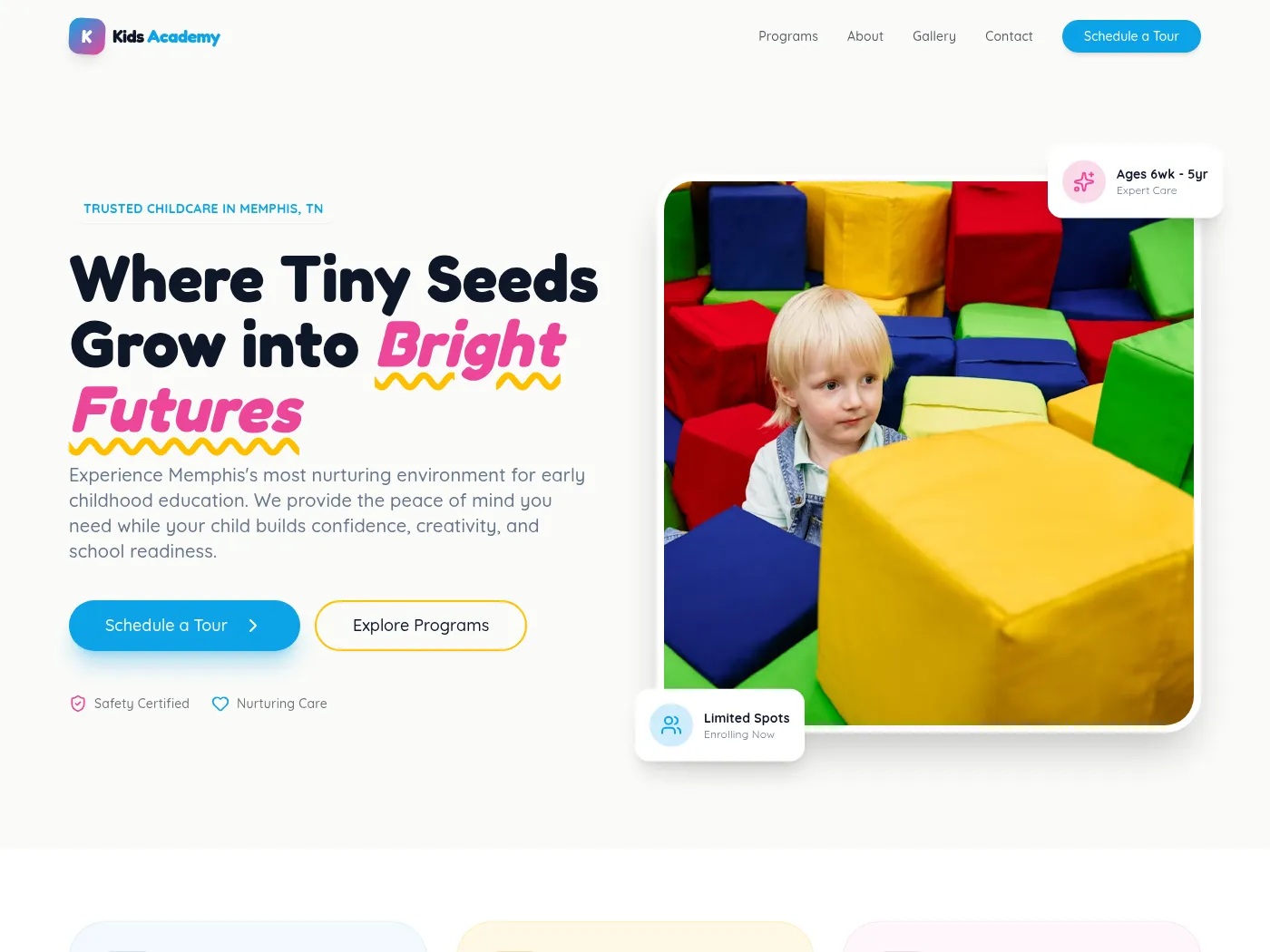 Kids Academy Daycare Site