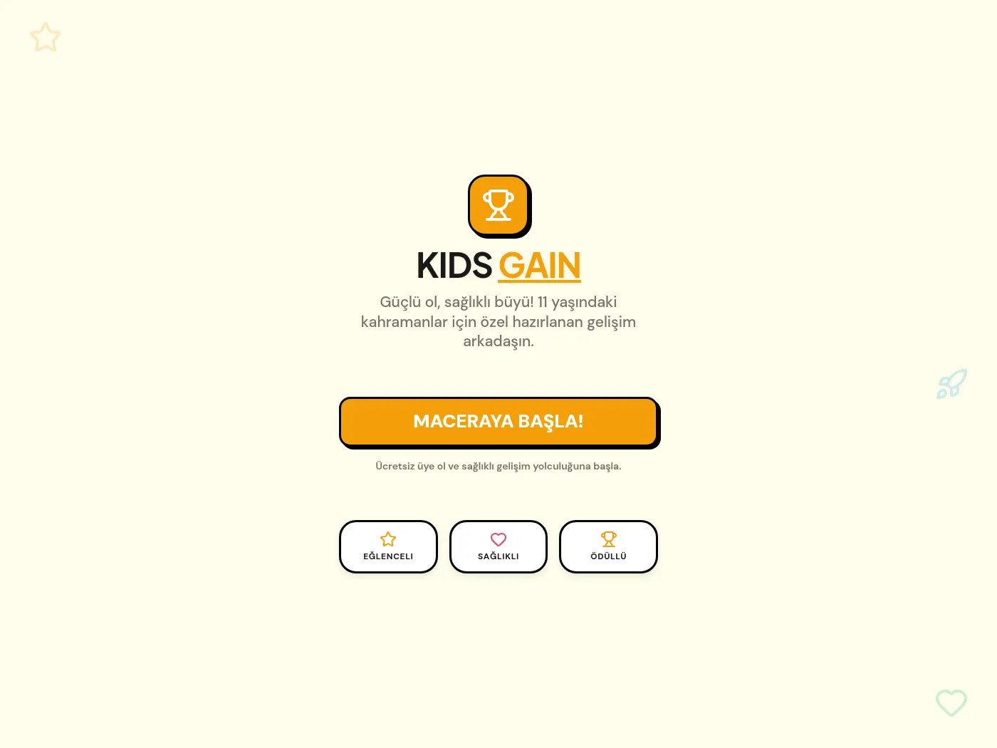 Kids Weight Gain App